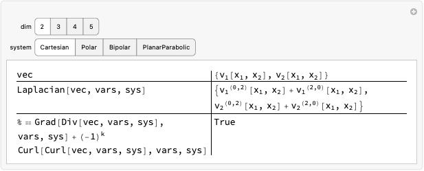 Vector Laplacian Identity