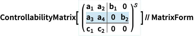 ControllabilityMatrix—Wolfram Language Documentation