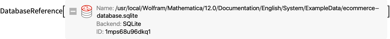DatabaseConnect—Wolfram Language Documentation