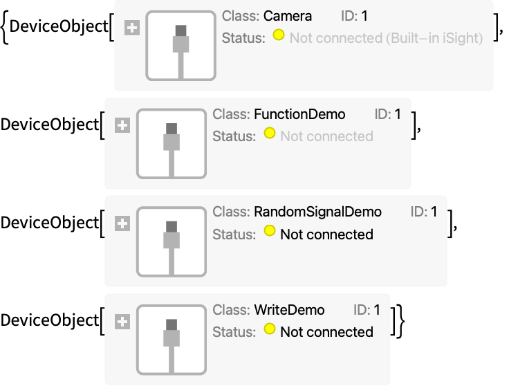 FindDevices—Wolfram Language Documentation