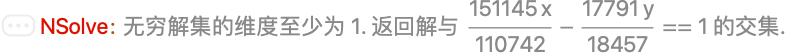 NSolve: 给出方程组的解的数值近似—Wolfram Documentation
