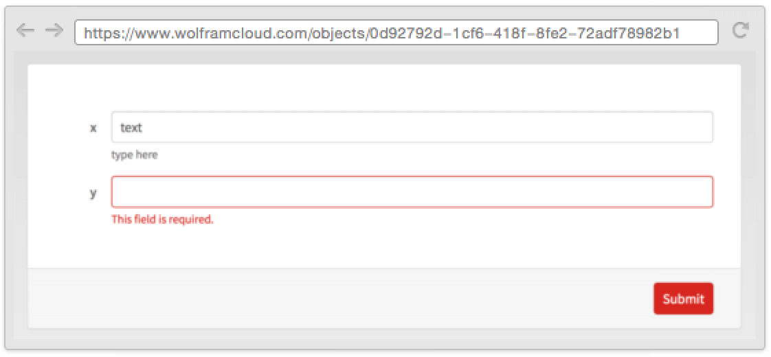 Advanced Web Form Creation—wolfram Language Documentation