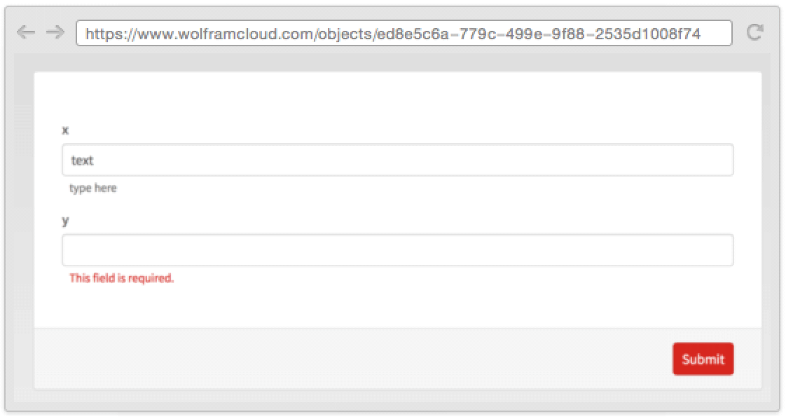 Advanced Web Form Creation—wolfram Language Documentation