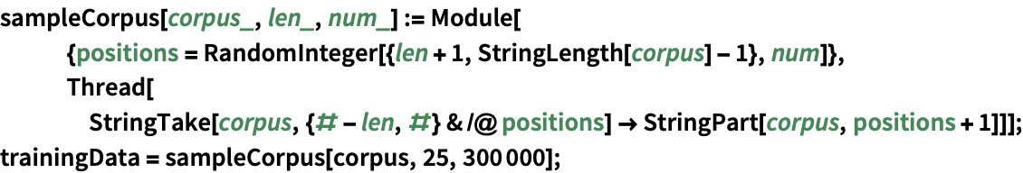 Sequence Learning and NLP with Neural Networks—Wolfram Language Documentation