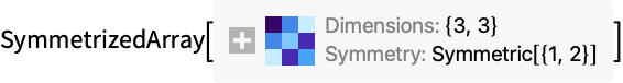 Symmetrized Arrays—Wolfram Language Documentation