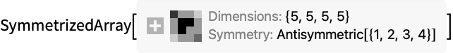 Symmetrized Arrays—Wolfram Language Documentation
