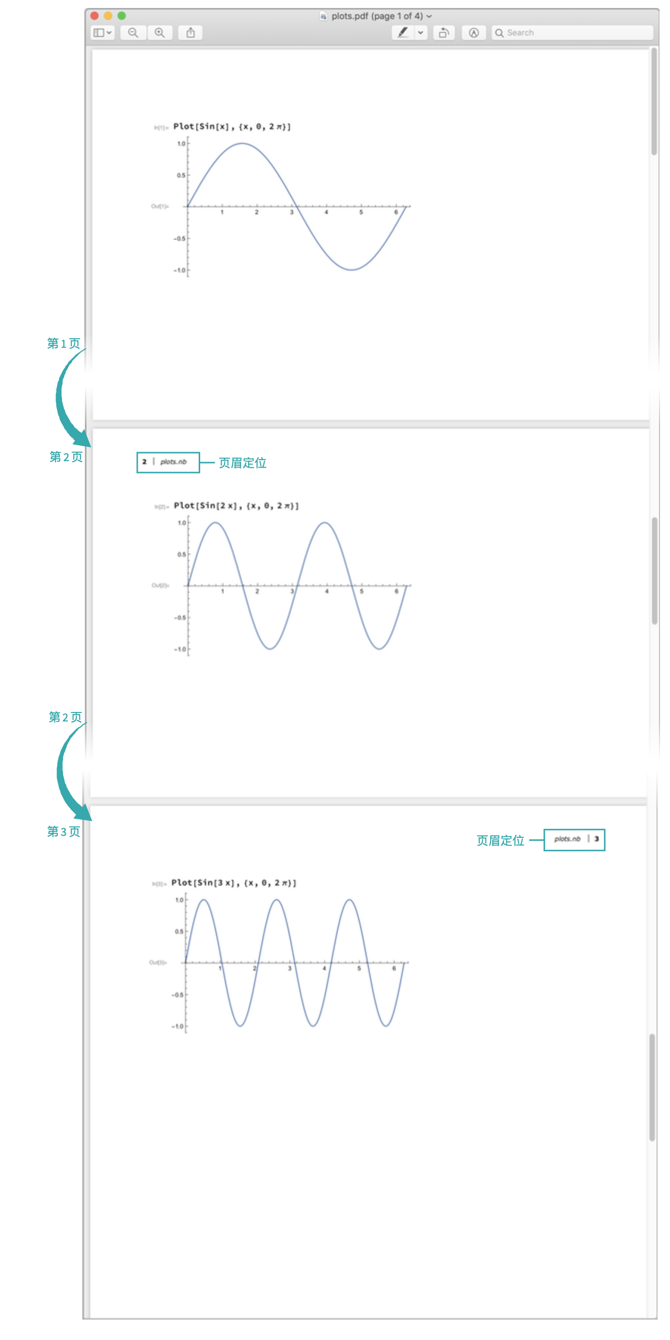 给笔记本添加页眉和页脚—Wolfram Documentation