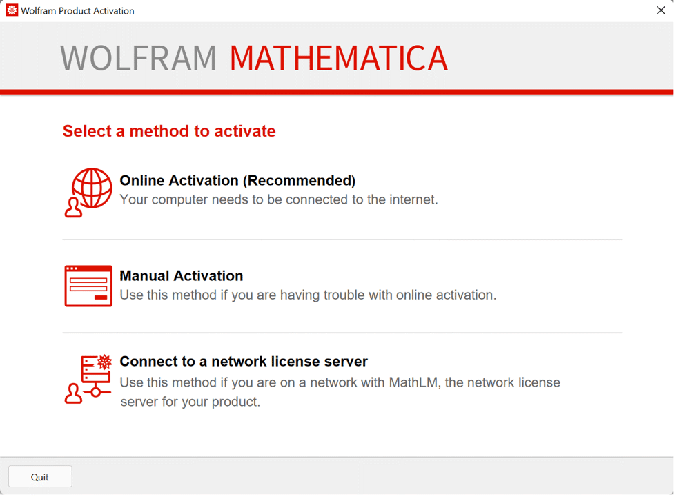 Activating Mathematica—Wolfram Language Documentation