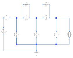 Modelica: Electrical.Analog.Examples.CauerLowPassAnalog - SystemModeler Documentation