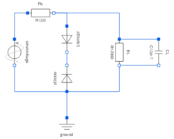 Modelica: Electrical.Analog.Examples.OvervoltageProtection - SystemModeler Documentation